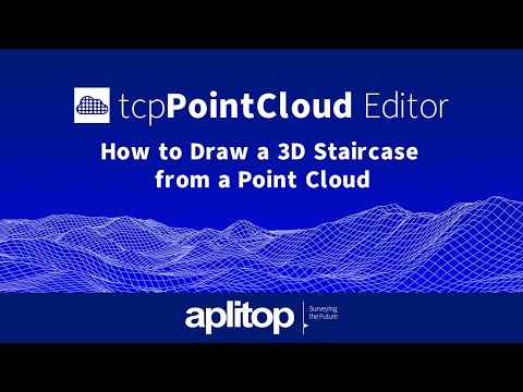 tcp PointCloud Editor | How to Draw a 3D Staircase from a Point Cloud