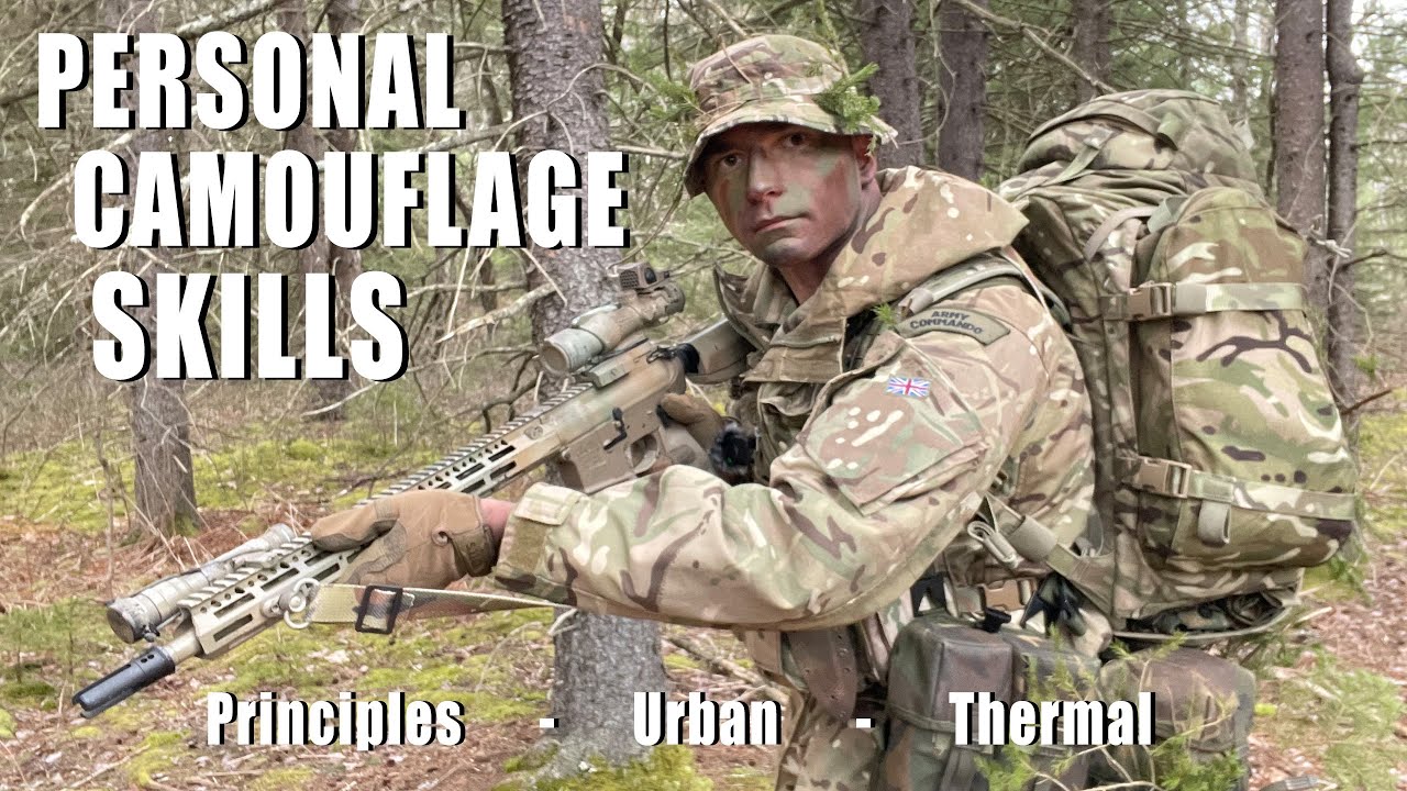 Military Fieldcraft Skills - Personal Camouflage, Thermal, Urban and more