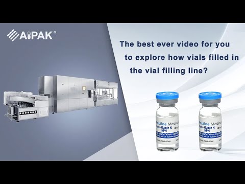 The best ever video for you to explore how vials filled in the vial filling line?