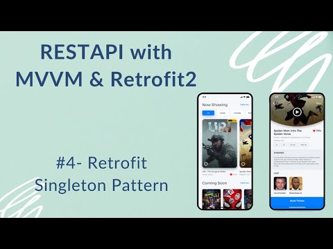Learn REST API with MVVM and Retrofit2 4 Retrofit Singleton Pattern - Mind Luster