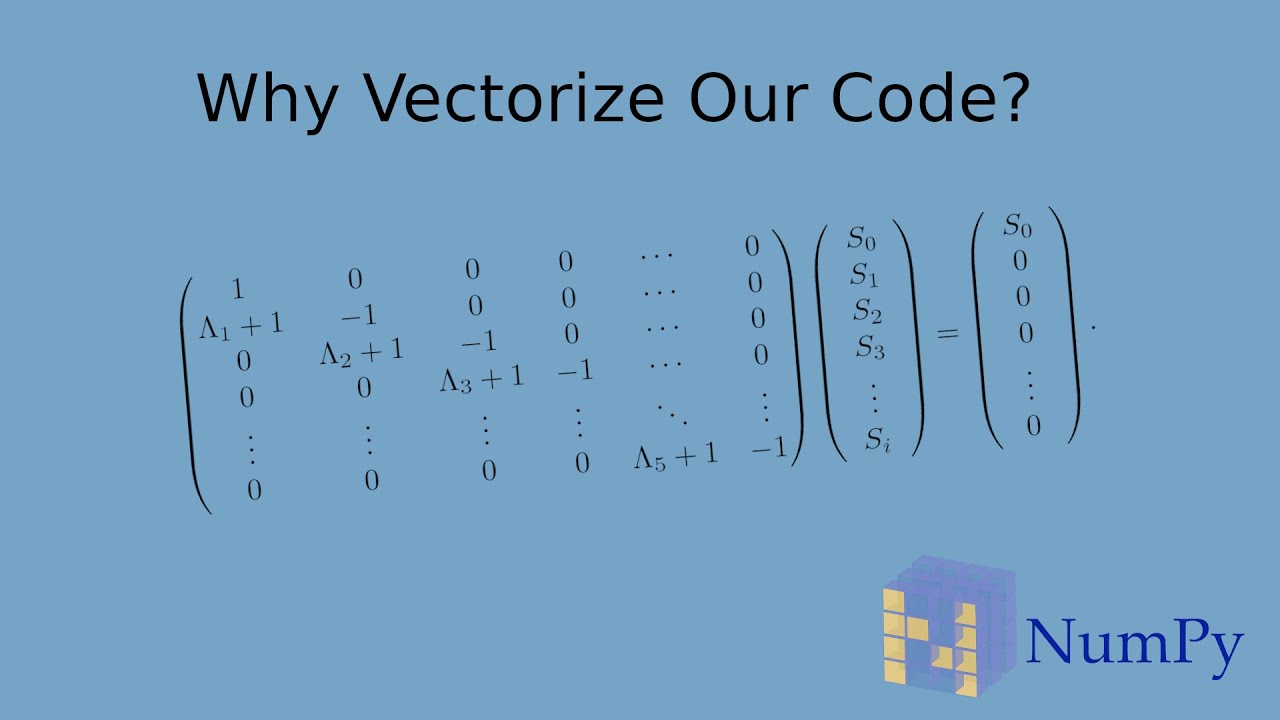 Why Vectorize Your Code?
