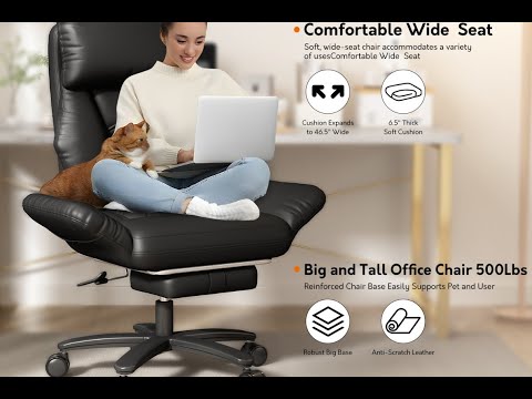 JULYMON Cross Legged Office Chair with Arms