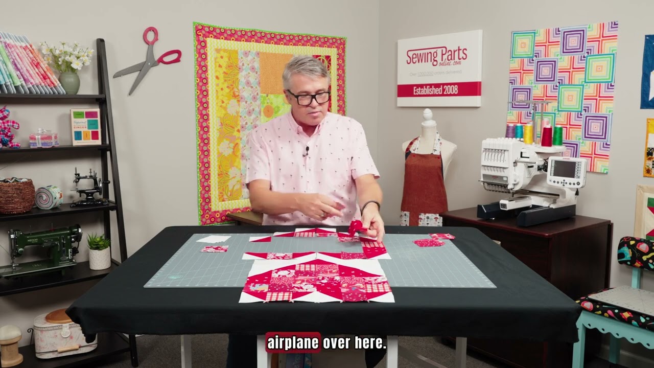 How to Sew a Scrappy Heart Quilt Block! (The Perfect Scrap Buster Project)