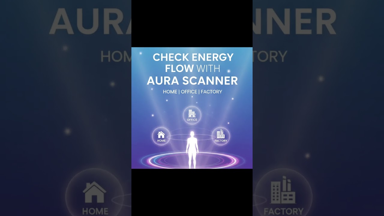 ✨ Unlock the unseen energy around you with the Aura Scanner ✨ #positiveenergy #vastushastra