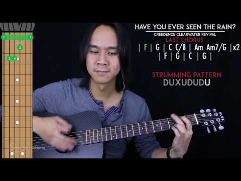 Have You Ever Seen The Rain Guitar Cover Acoustic - Creedence Clearwater Revival ???? |Tabs + Chords|