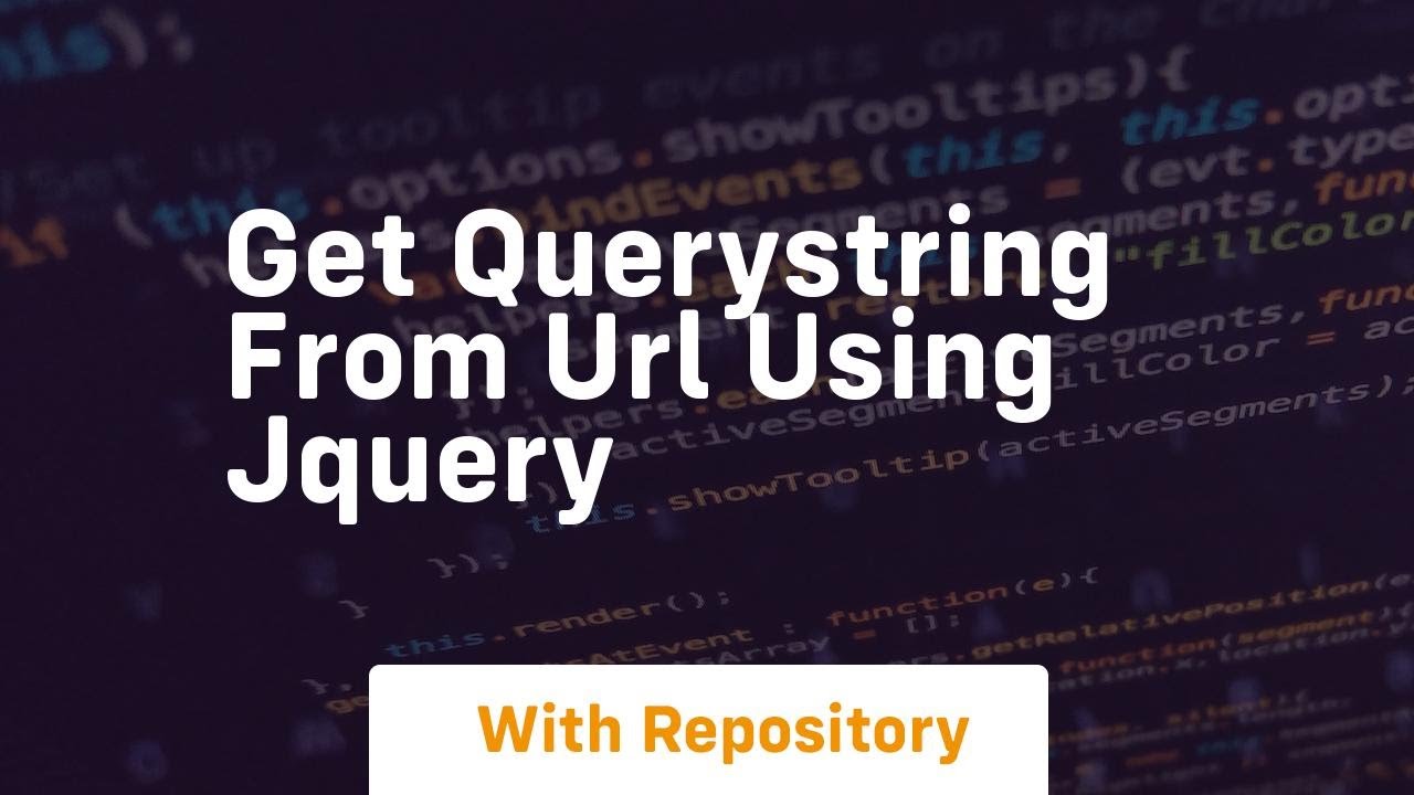 get querystring from url using jquery