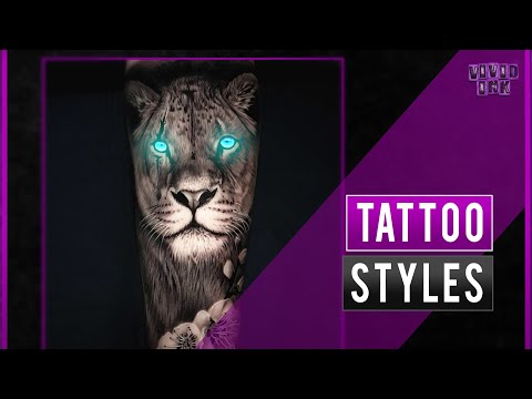Top 10  tattoo styles explained. Realism/Water colour/Dot work/Traditional/Neo trad plus much more.