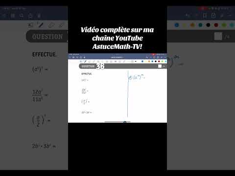 CE1D 2024 : Puissances expliquées simplement #ce1d #exercicecorrigé #mathematics #mathfacile