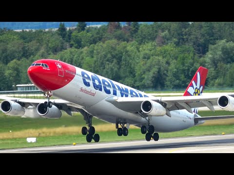70 PLANES IN 1 HOUR | Zurich Airport Plane Spotting [ZRH/LSZH]