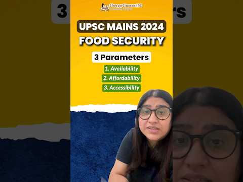 Climate Change and Food Security | UPSC Mains PYQ Analysis | #upsc #ias #food