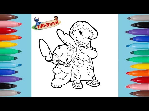 Lilo and Stitch Coloring Page | Disney Lilo and Stitch ✨️