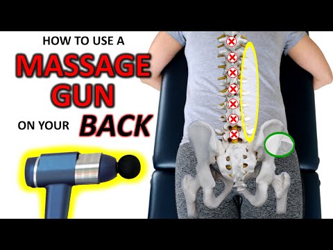 How to Use a Massage Gun on your Lower Back & Glutes