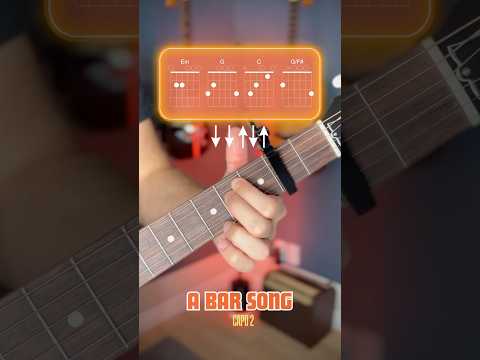 a bar song (tipsy) by shaboozey guitar tutorial
