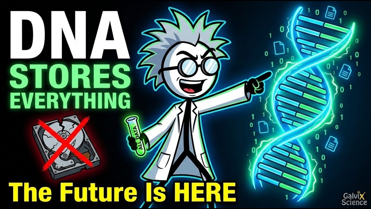 DNA Data Storage — Your Entire Life Can Be Saved in a Drop of Blood | Galvix Science