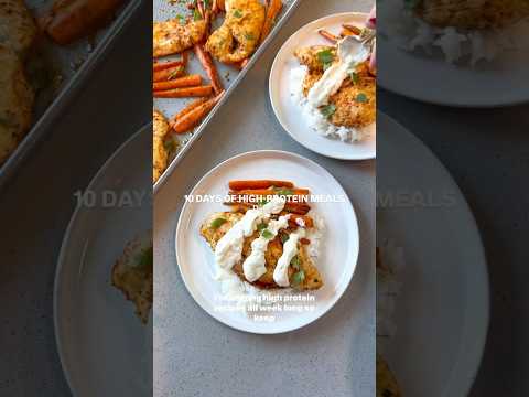 10 days of high-protein meals — episode 2! recipe in description #highprotein #glutenfreerecipes