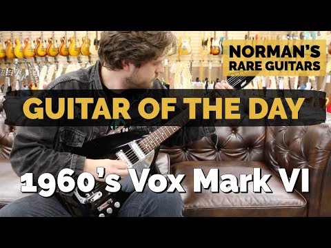 Guitar of the Day: 1960's Vox Mark VI Teardrop Guitar | Norman's Rare Guitars