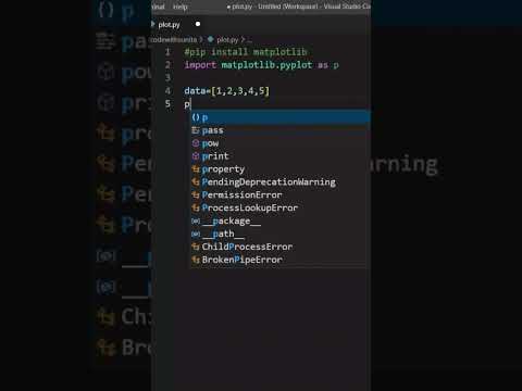 Easiest 2D plot in Python #ytshorts #shorts #viral #viralshorts #python #coding