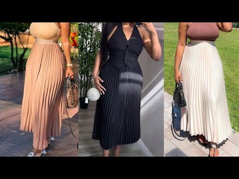 Pleated Skirt Tutorial/ DIY Pleated Skirt