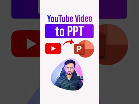 Convert any YouTube video in to PPT (Presentation) #technews #aitools #foryou