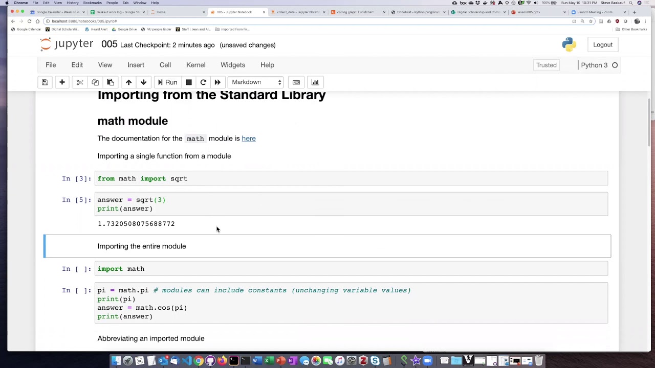 005b Using the input statement