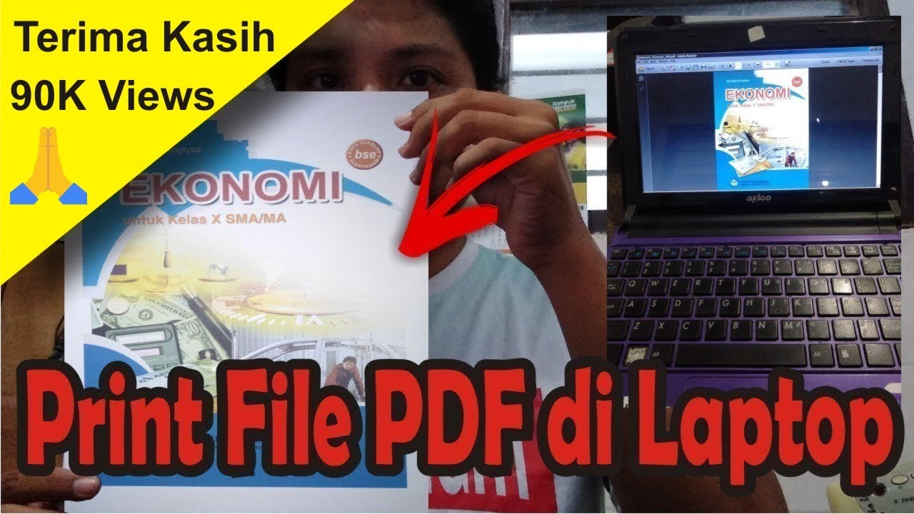 Cara Print File PDF di Laptop atau Komputer