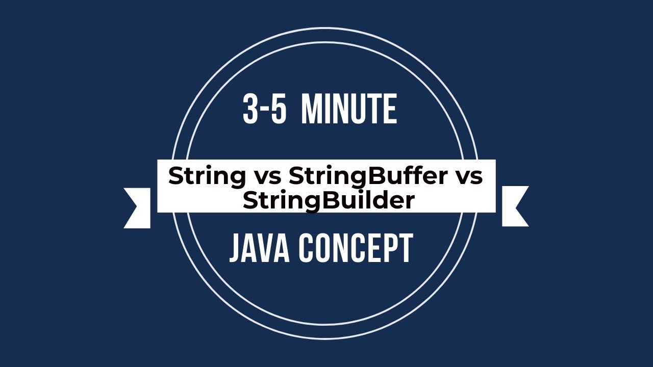 Java Mini Bytes - String vs StringBuffer vs StringBuilder