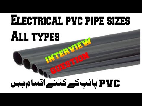 electrical pvc conduit pipe sizes All Types