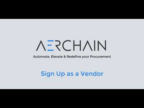 Signup as a Vendor