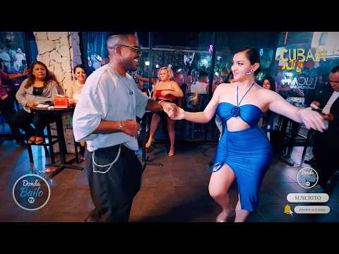 Cuban Dancer Meets Gorgeous Mexican on the Dance Floor— Salsa Dance Magic in Action!
