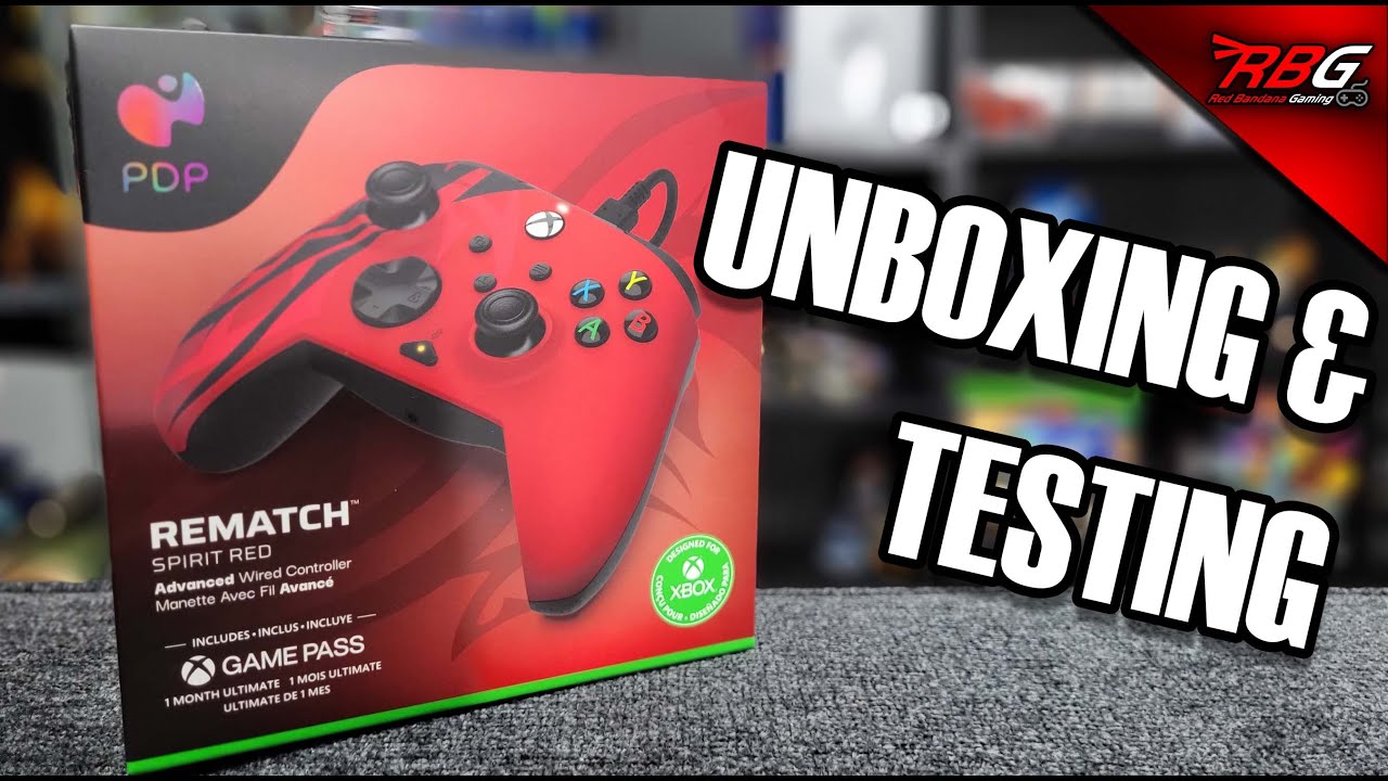 PDP REMATCH Xbox Series X/S Controller UNBOXING & TESTING - Is It Worth It?  - Red Bandana Gaming