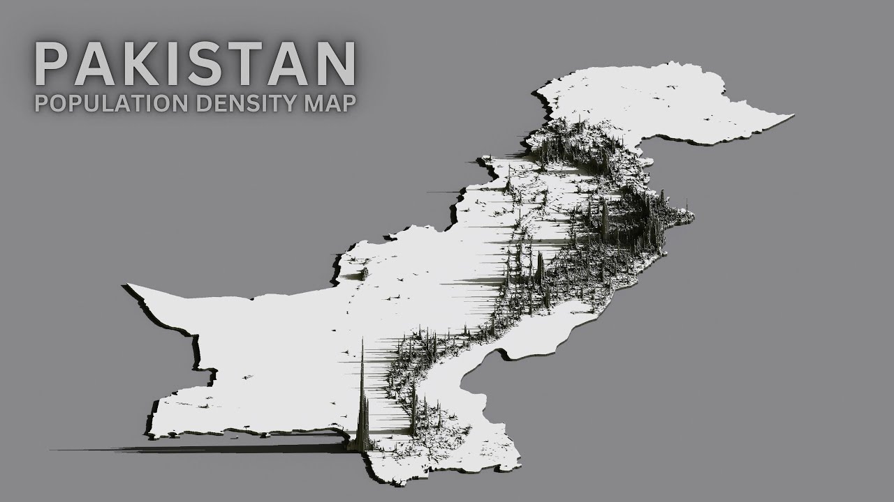 How to Create 3D Population Density Map Render using QGIS, Aerialod and Canva Tutorial 2024
