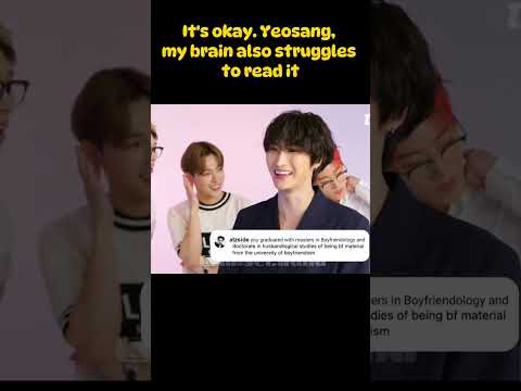Seonghwa was expected to be happy, but English was hard #shorts #yeosang #ateez