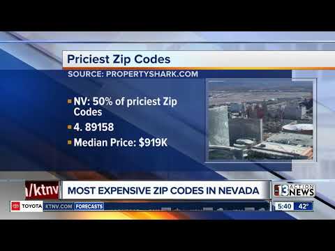 Nevada home to priciest zip codes
