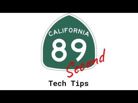 89 Second Tech Tips Ep [13] - Tweet Deck and Twitter Chats