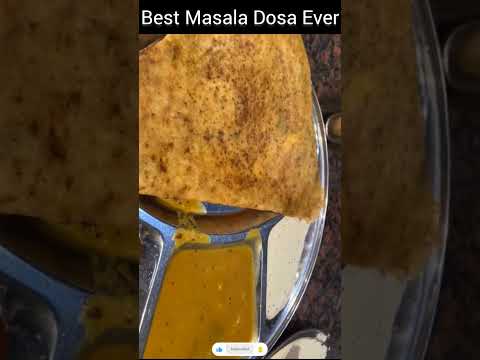 This Is The Best MASALA DOSA I've Ever Tried!