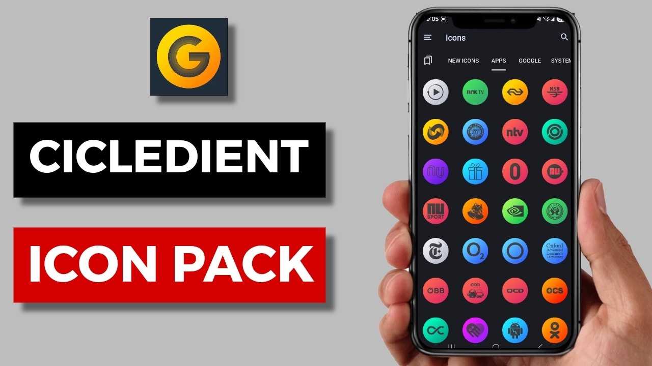 Best Cicle Dient Icon Pack Gradient App for Android