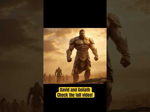 David and Goliath - Bible stories, bible movies, bible audio #bibleverses #biblia