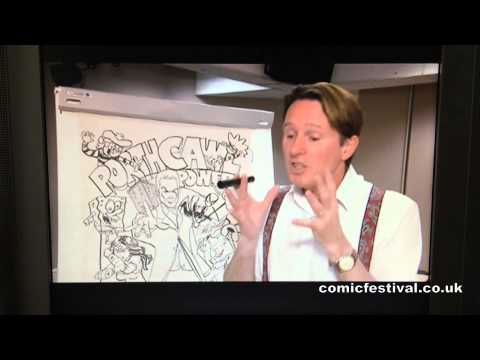 Kev F's Comic Art Masterclass on ITV News (lo res)