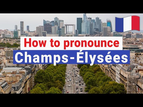 How to Pronounce Champs-Elysées In French PERFECTLY| French Street Pronunciation