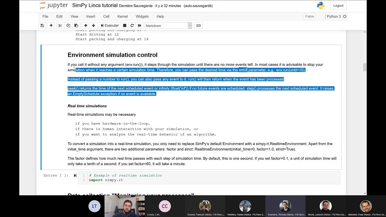 SimPy Package tutorial