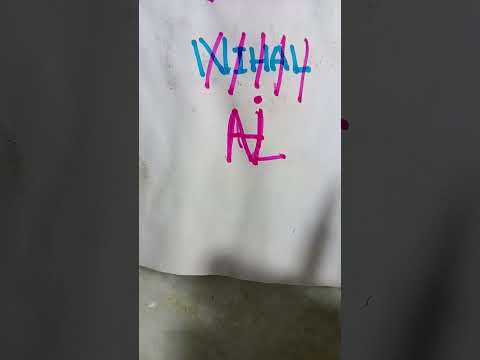 NIHAL name as brand logo design #viral #shortsvideo