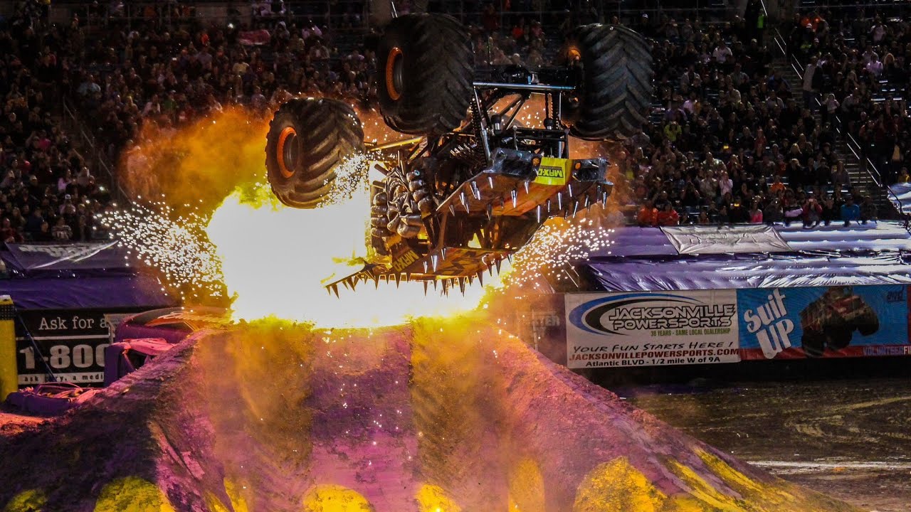 Monster Jam Backflip Compilation #1!!!