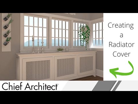 Creating a Radiator Cover in Chief Architect
