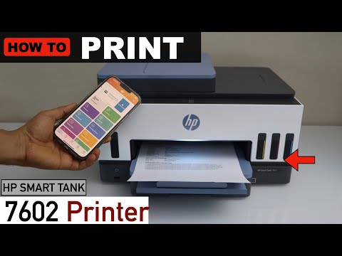 HP Smart Tank 7602 Printing 2-Sided, Long Edge !
