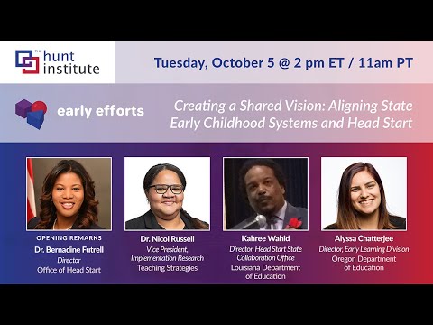 Early Efforts | Creating a Shared Vision: Aligning State Early Childhood Systems and Head Start