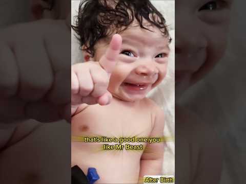 Cutest Newborn Baby wants to Meet @MrBeast Immediately After Birth #beautifulbabies