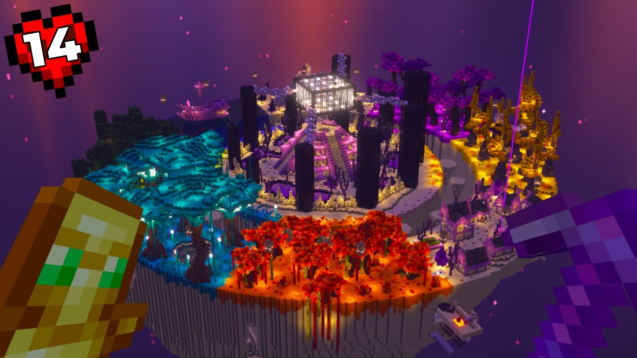I UPGRADED The END in Minecraft Hardcore!