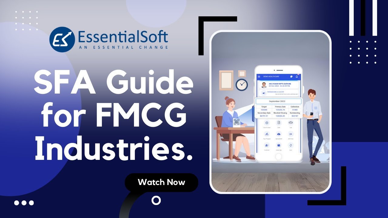 EssentialSFA for FMCG Industries (English) | SFA Guide | 2024 | SFA Software