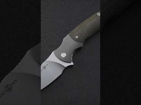 TS286 flax handle 14C28N steel folding knife