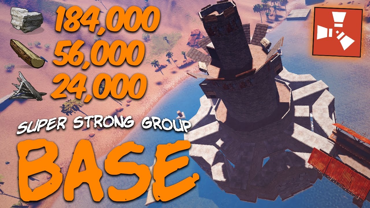 OVERPOWERED RUST CLAN BASE DESIGN!! UNRAIDABLE Group/Clan Rust Building Base 2018! Rust Base Design!